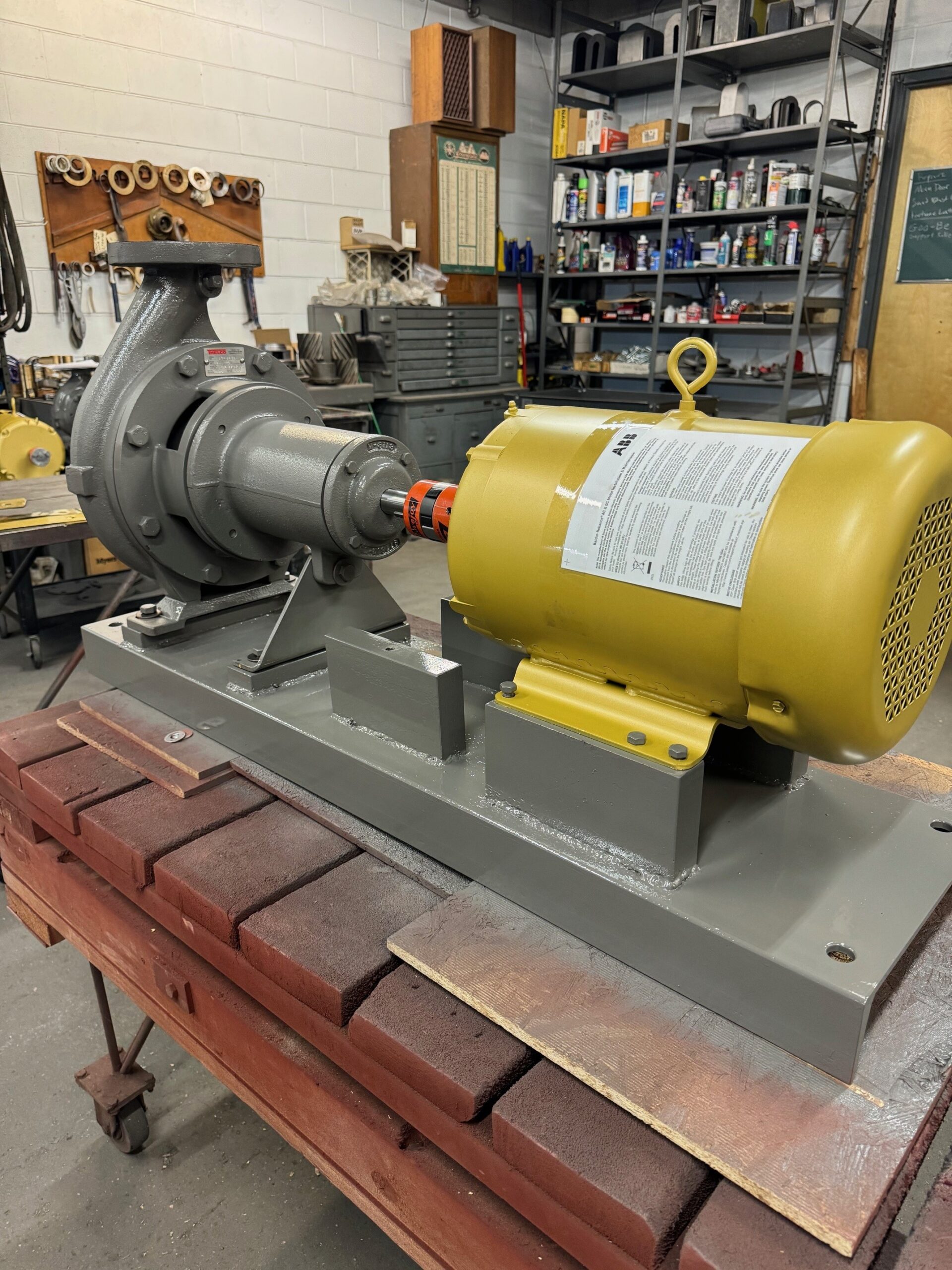 Worthington D814 4x3x10 Motor Mounted Pump | Thelco